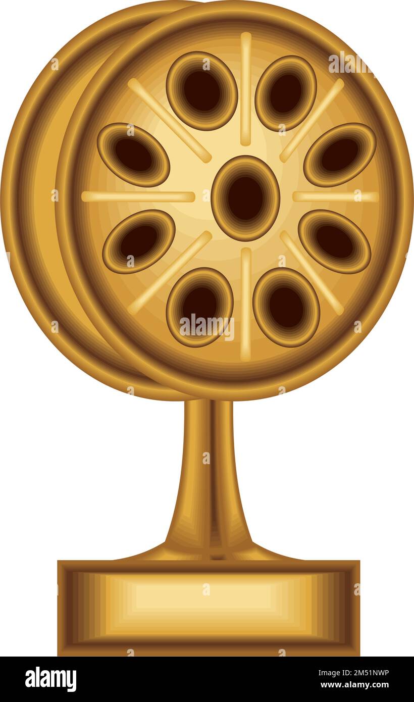 Golden reel trophy hi-res stock photography and images - Alamy