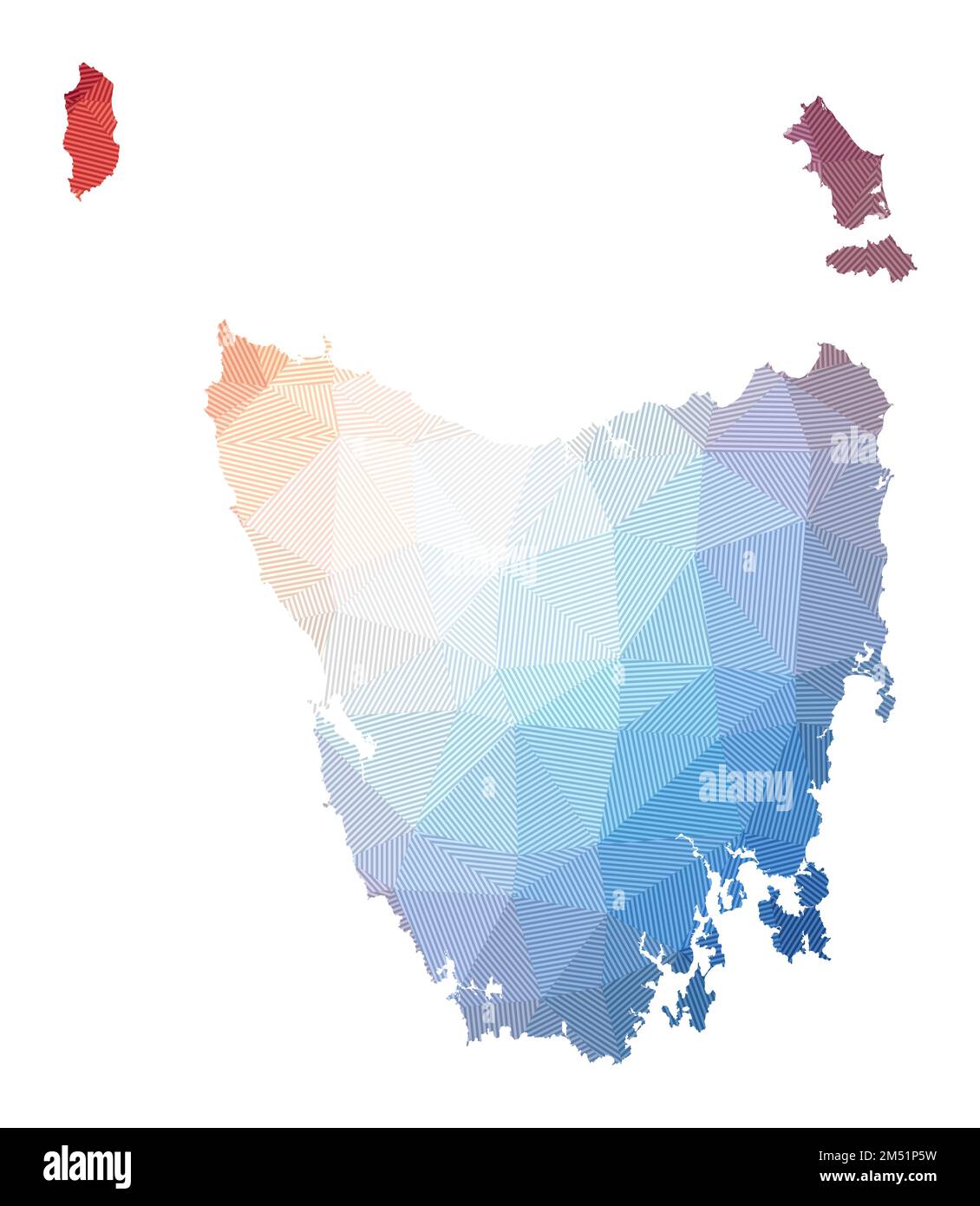 Map of tasmania Stock Vector Images - Alamy