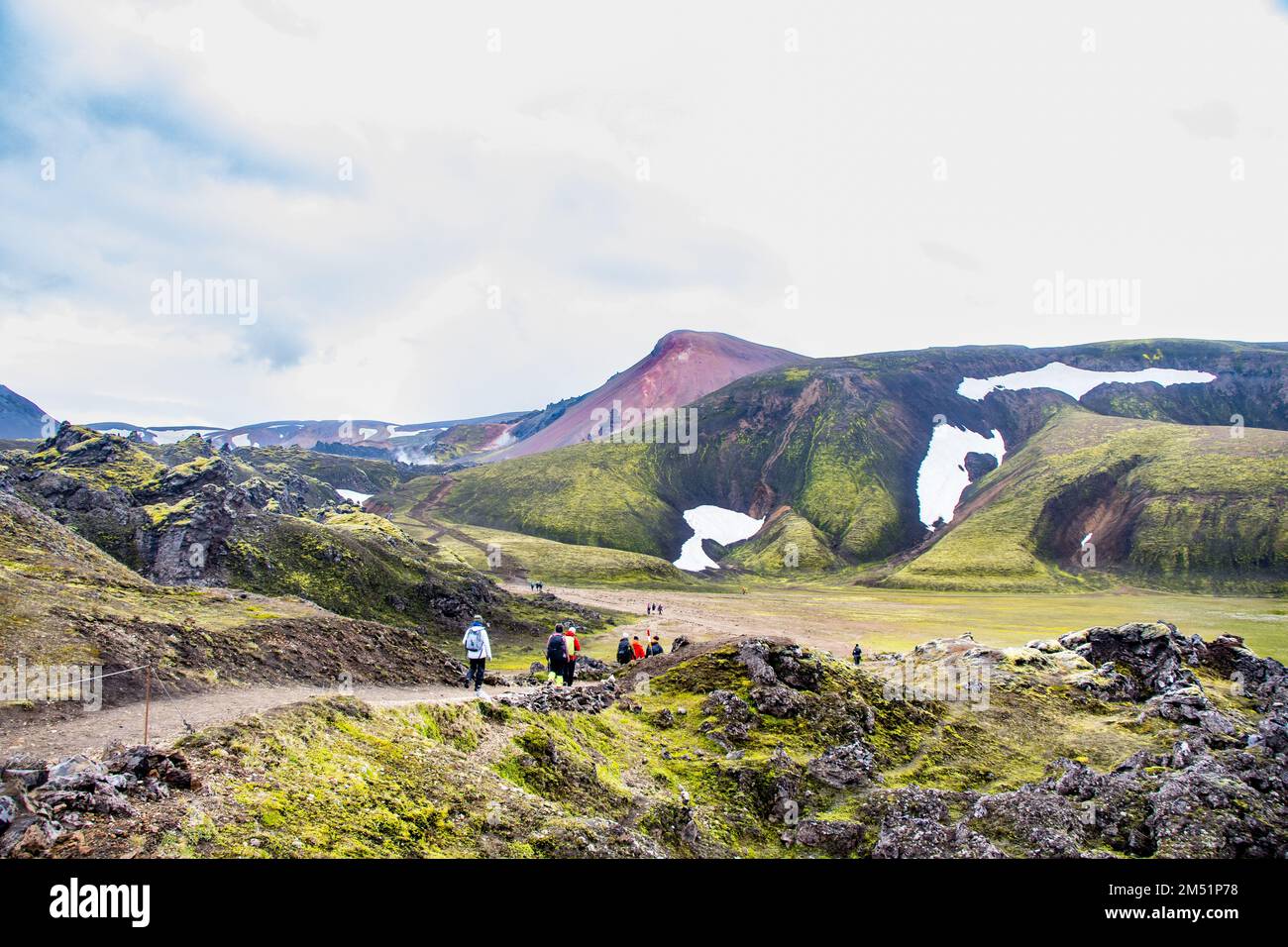 Landmannalaugar, Iceland : August 20, 2022 : HIking in the highlands ...