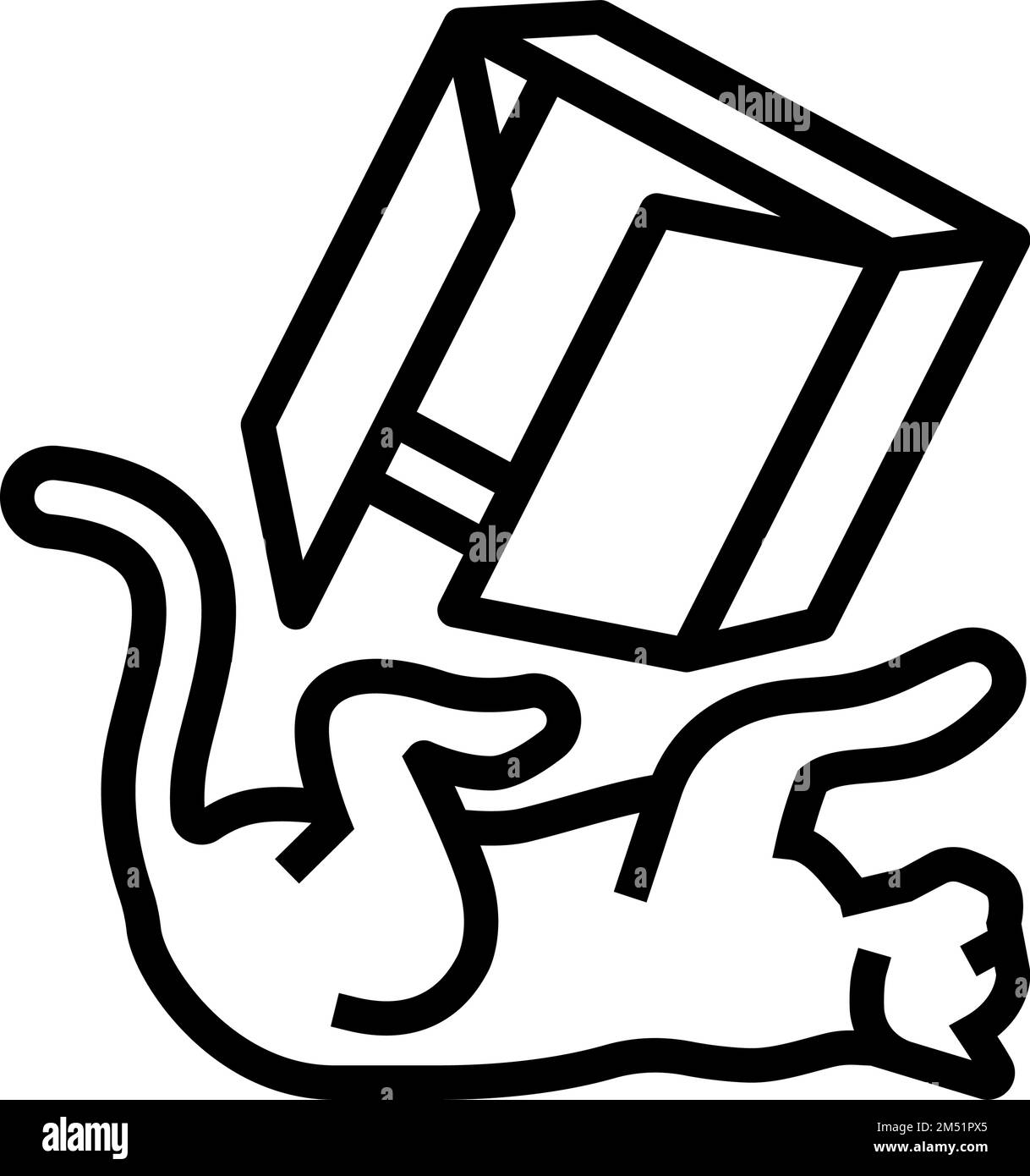 below preposition english line icon vector illustration Stock Vector ...