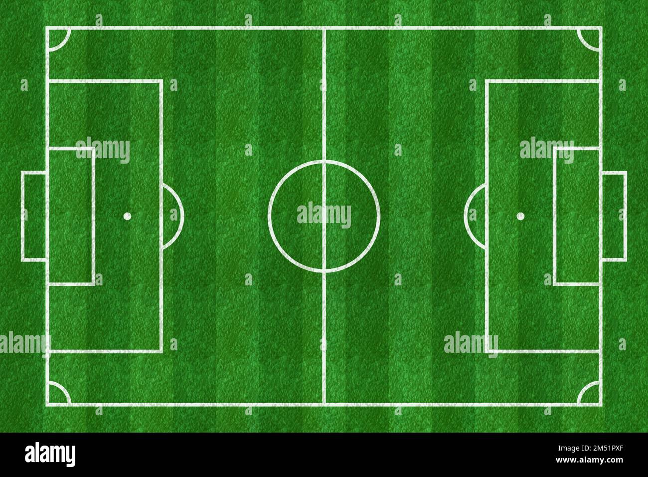 Soccer field. Football stadium. Background of green grass painted with ...