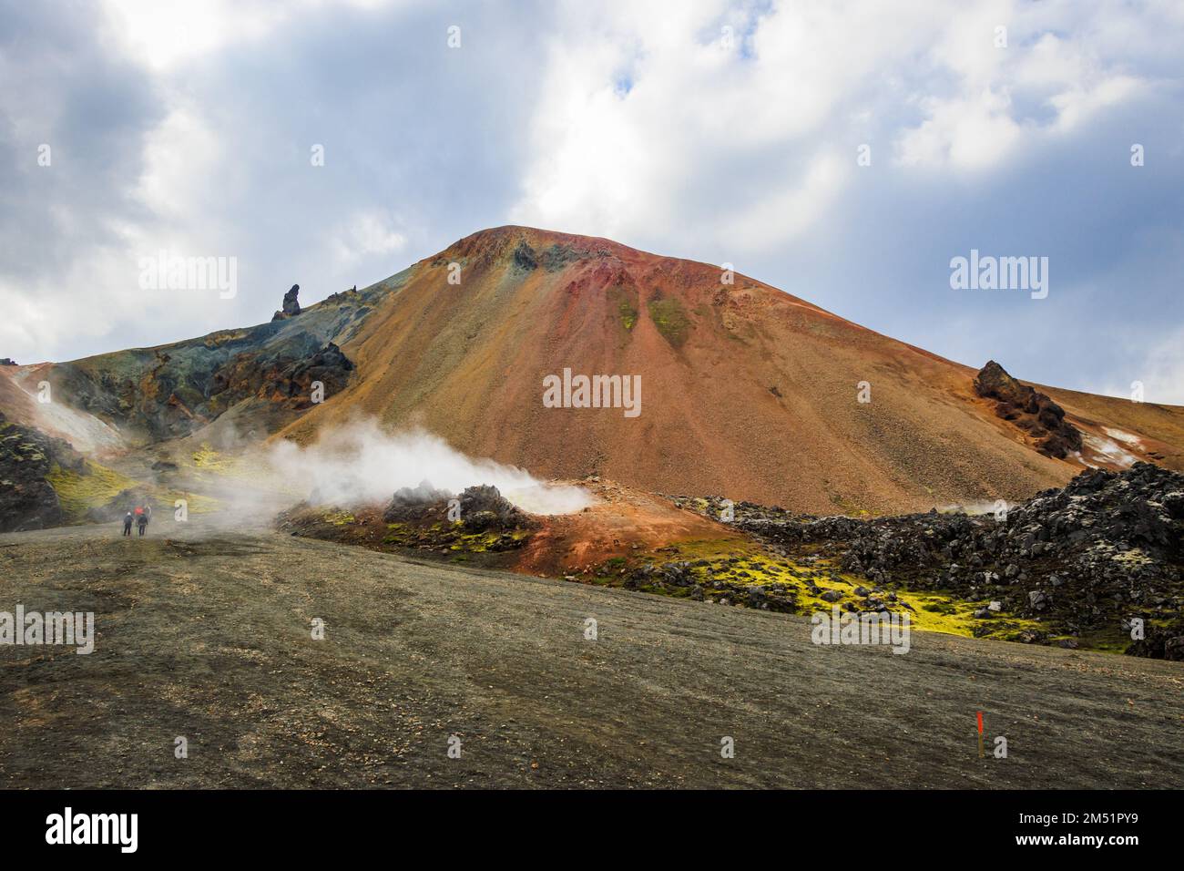 Hiking in the Colourful Mountains, Green Moss, Geothermal Pools ...