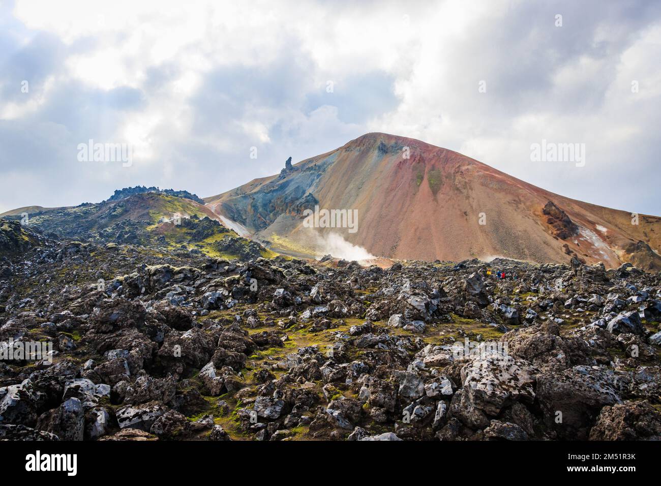 Hiking in the Colourful Mountains, Green Moss, Geothermal Pools ...