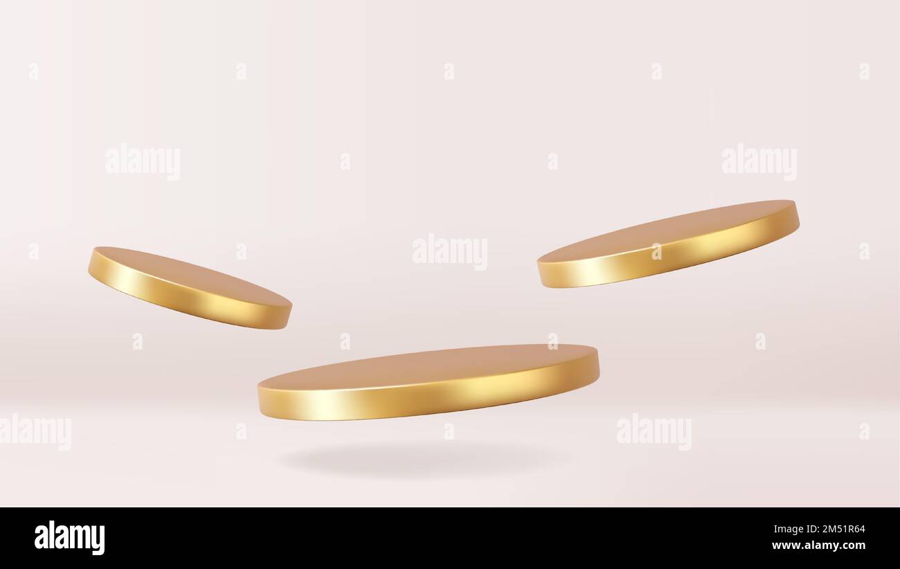 Podium scene 3d round Stock Vector Images - Alamy