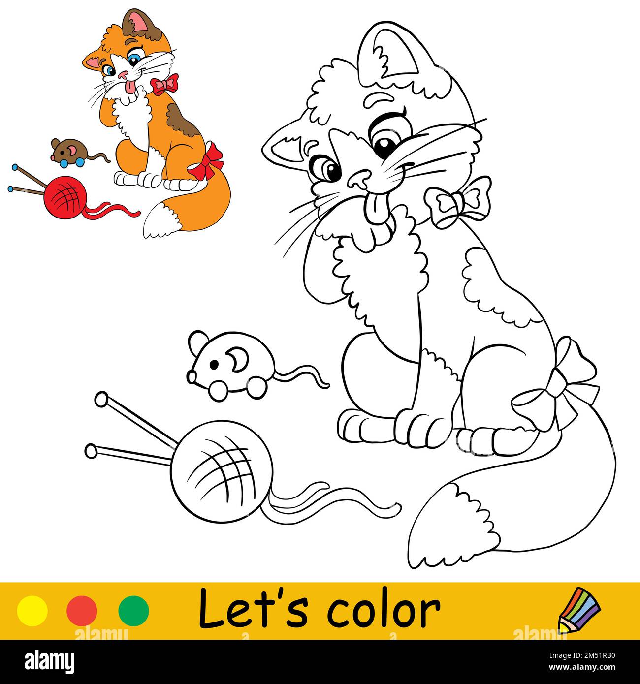Cartoon Cat Template