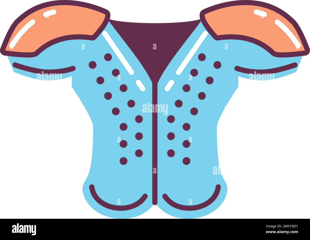 Sports pad football Stock Vector Images - Alamy