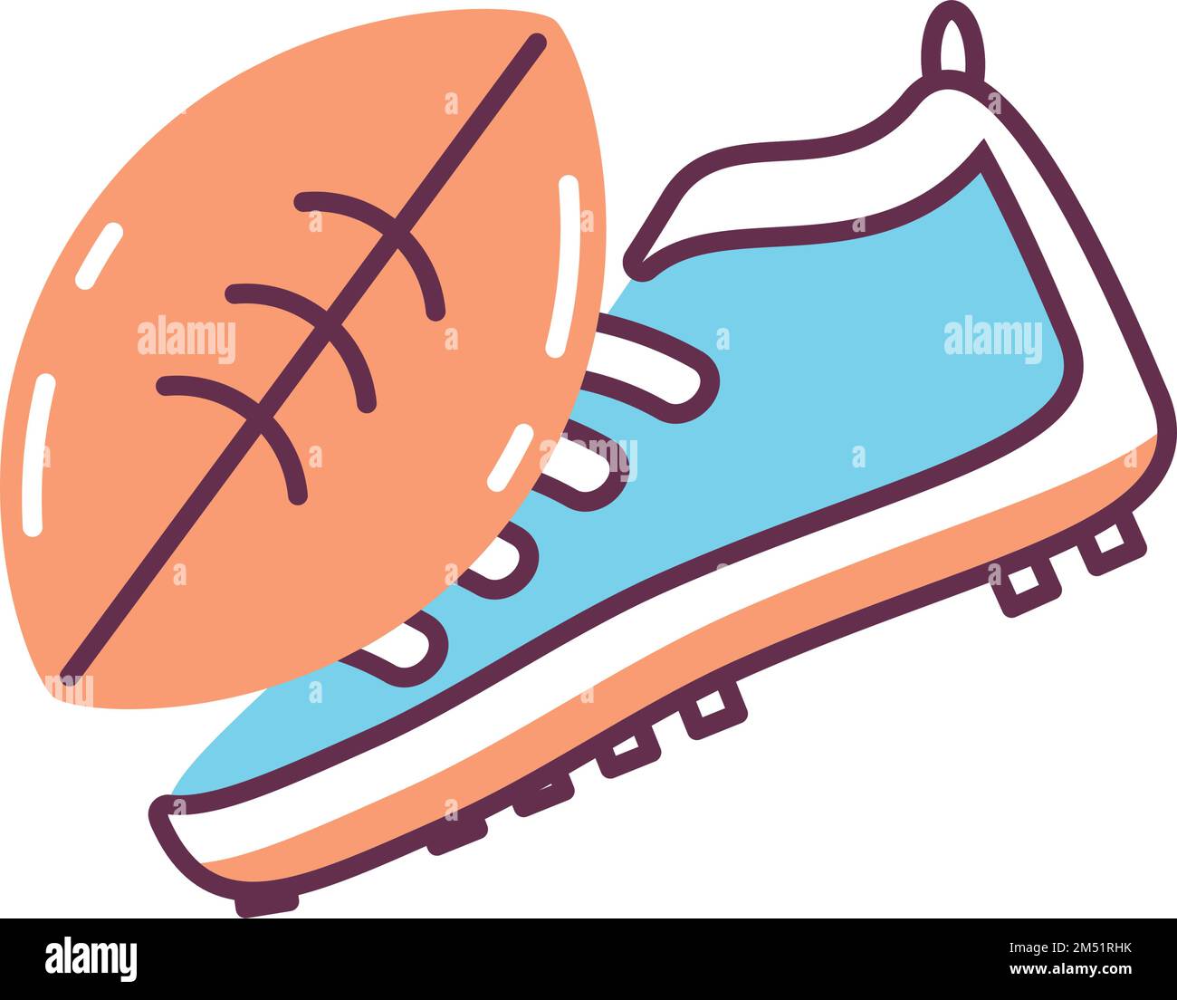 American football boots icon hi-res stock photography and images - Alamy