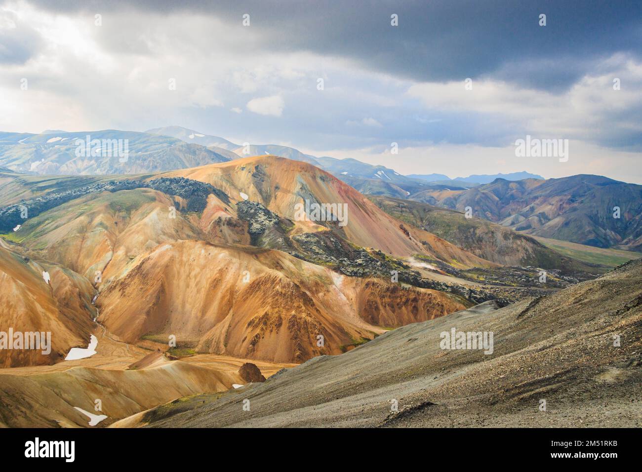 Hiking in the Colourful Mountains, Green Moss, Geothermal Pools ...