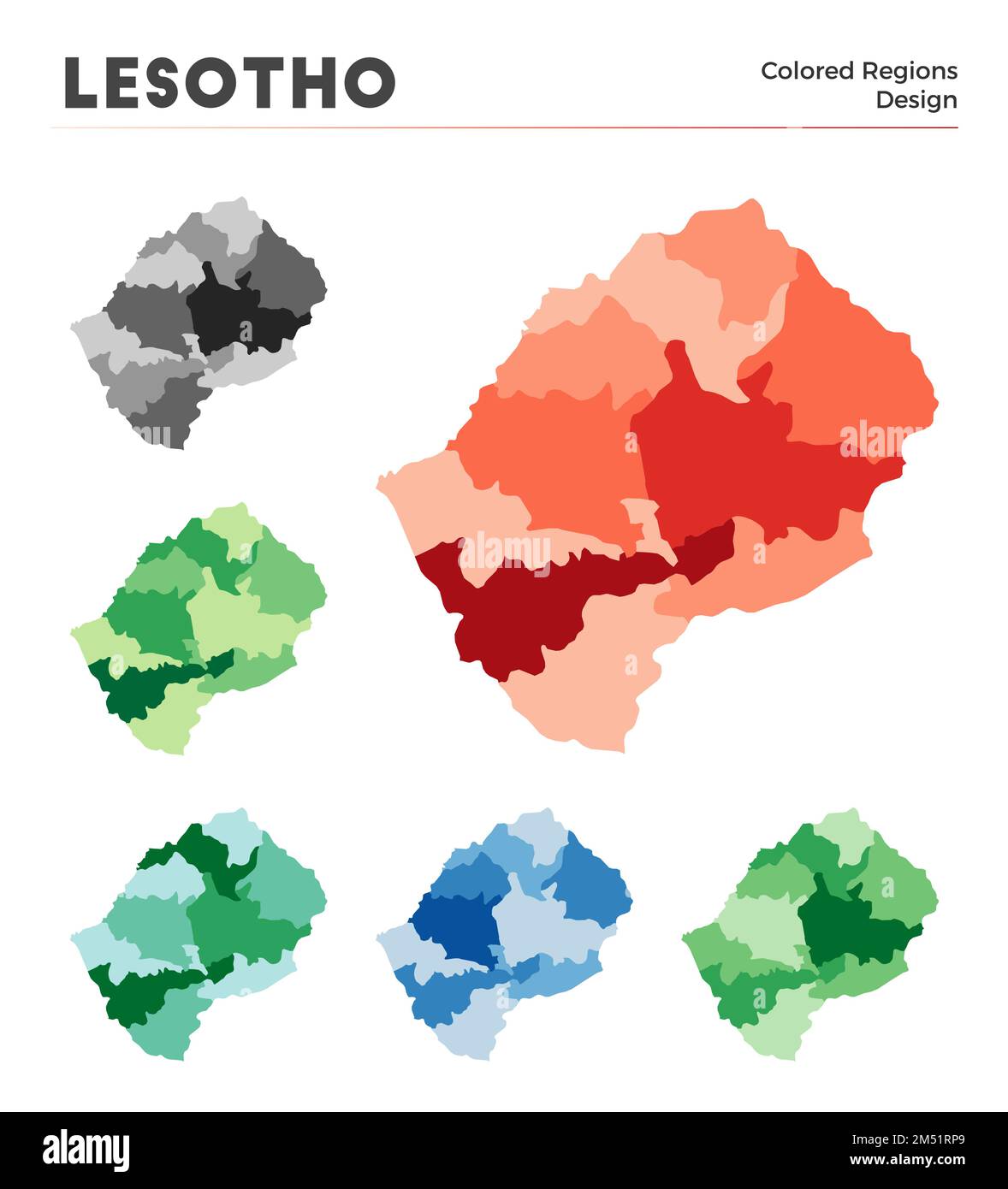 Lesotho Map Collection Borders Of Lesotho For Your Infographic