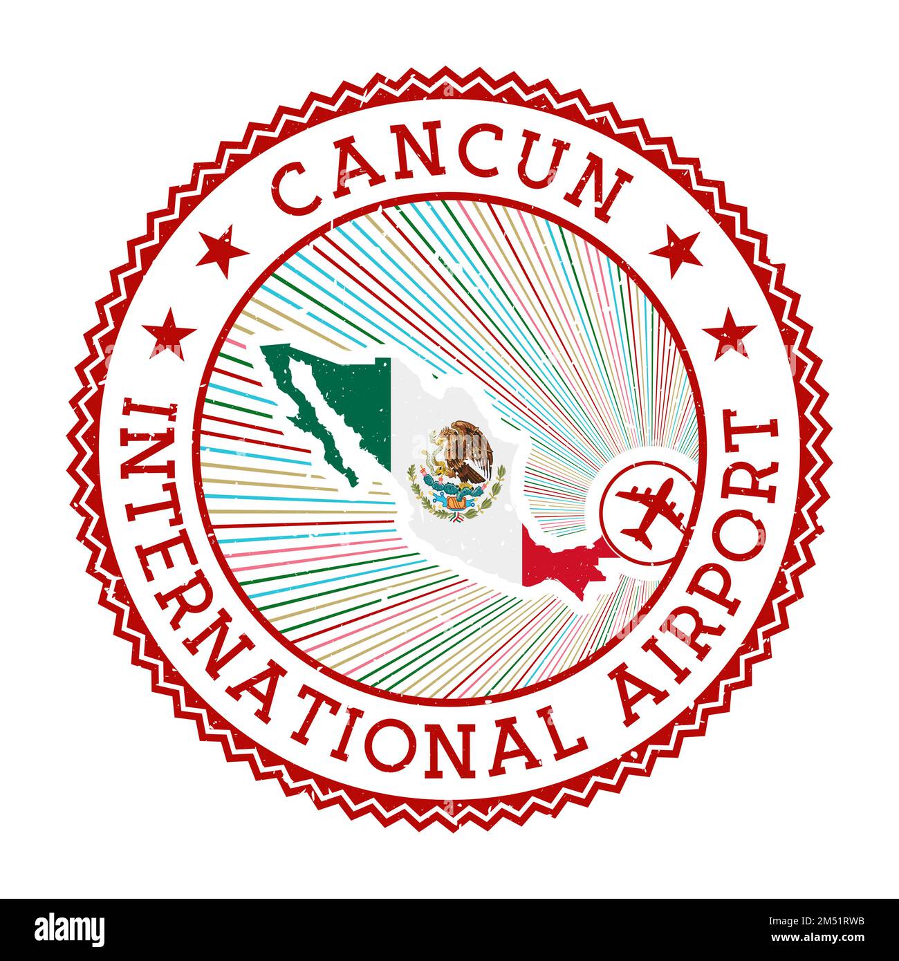 Cancun airport mexico Stock Vector Images - Alamy
