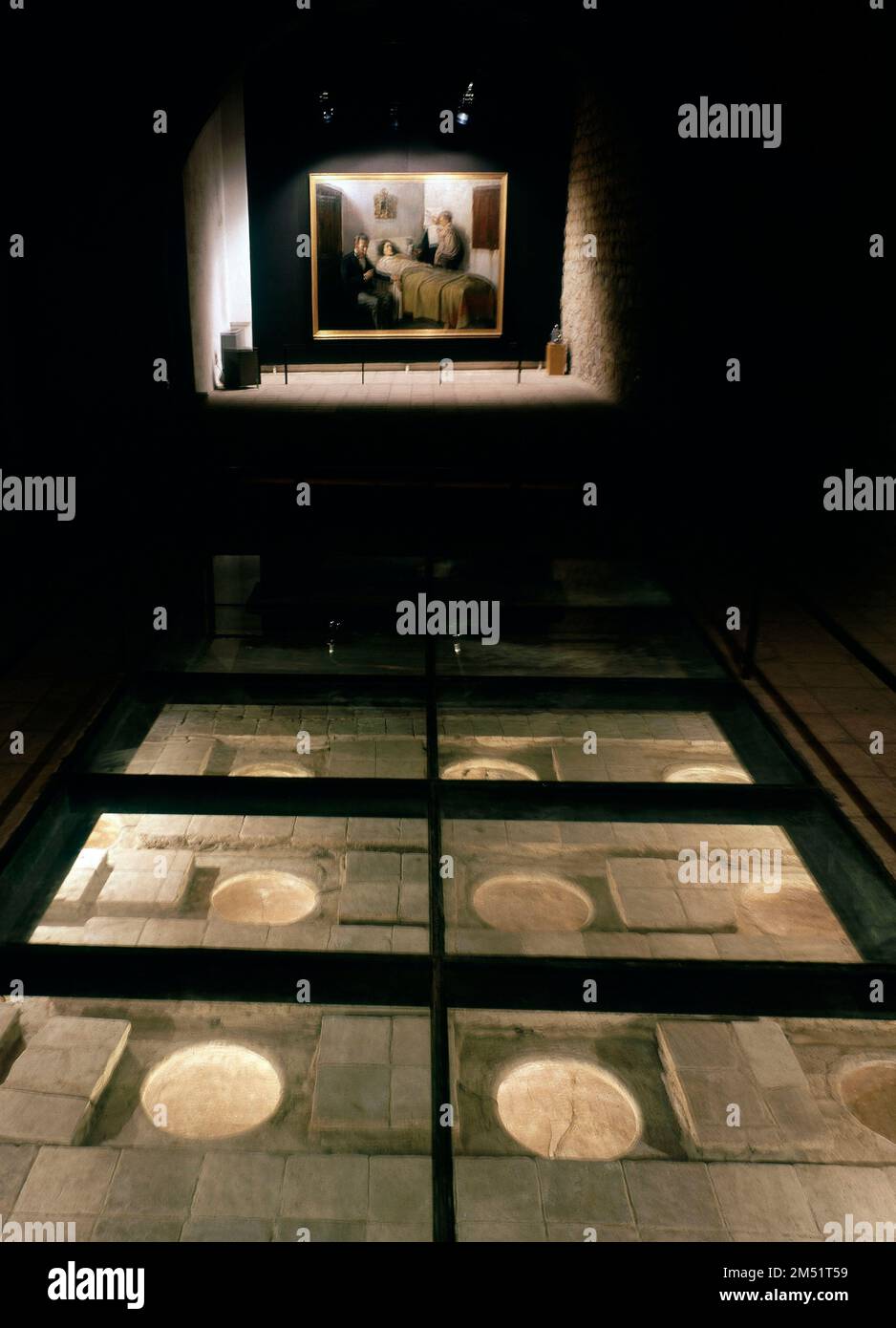 MUSEO PICASSO -SALA. Location: PICASSO MUSEUM. Barcelona. SPAIN Stock ...