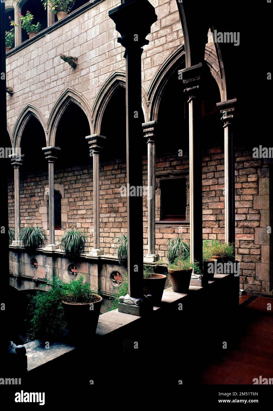 MUSEO PICASSO - PATIO. Location: PICASSO MUSEUM. Barcelona. SPAIN Stock ...