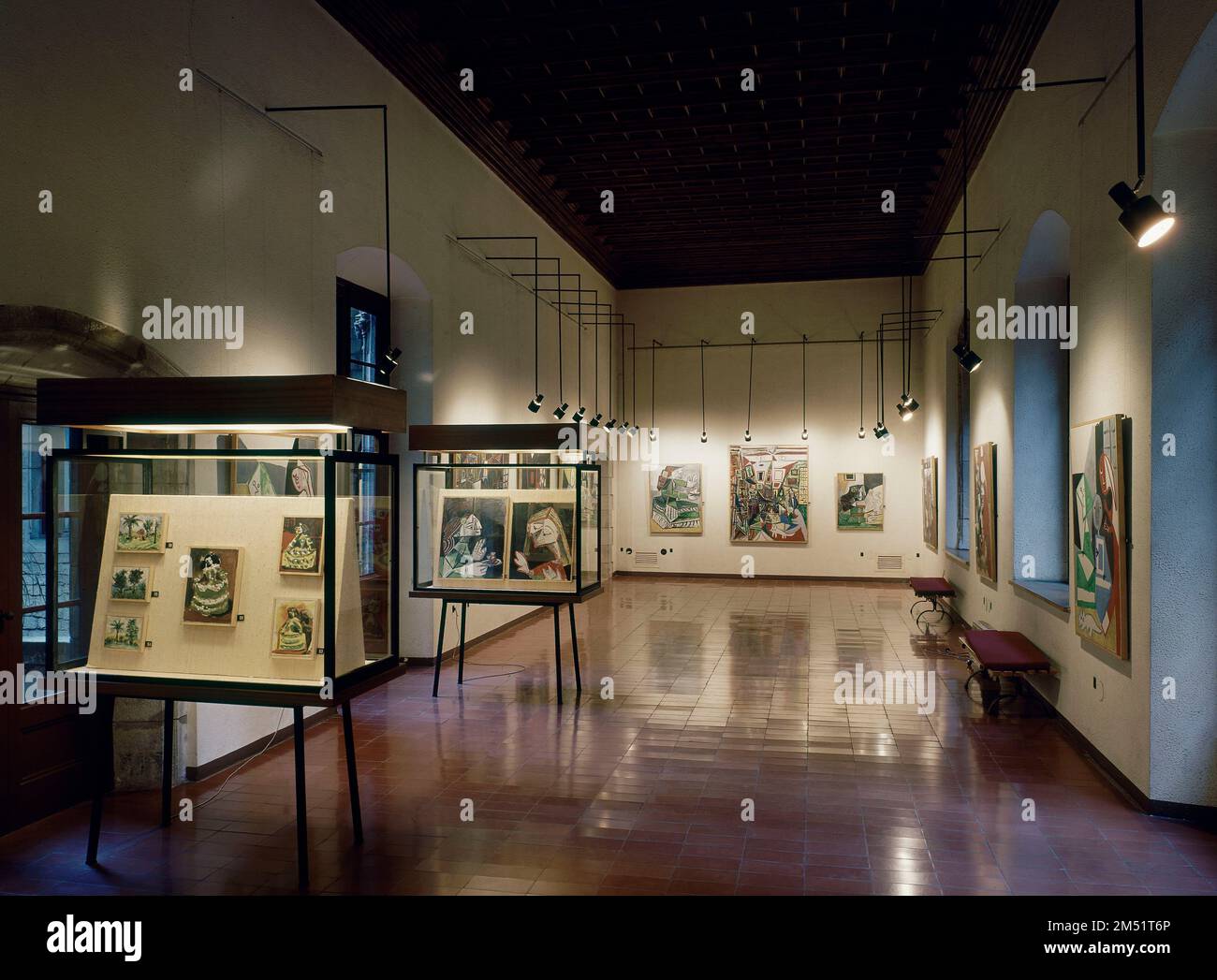 MUSEO PICASSO - SALA. Location: PICASSO MUSEUM. Barcelona. SPAIN Stock ...