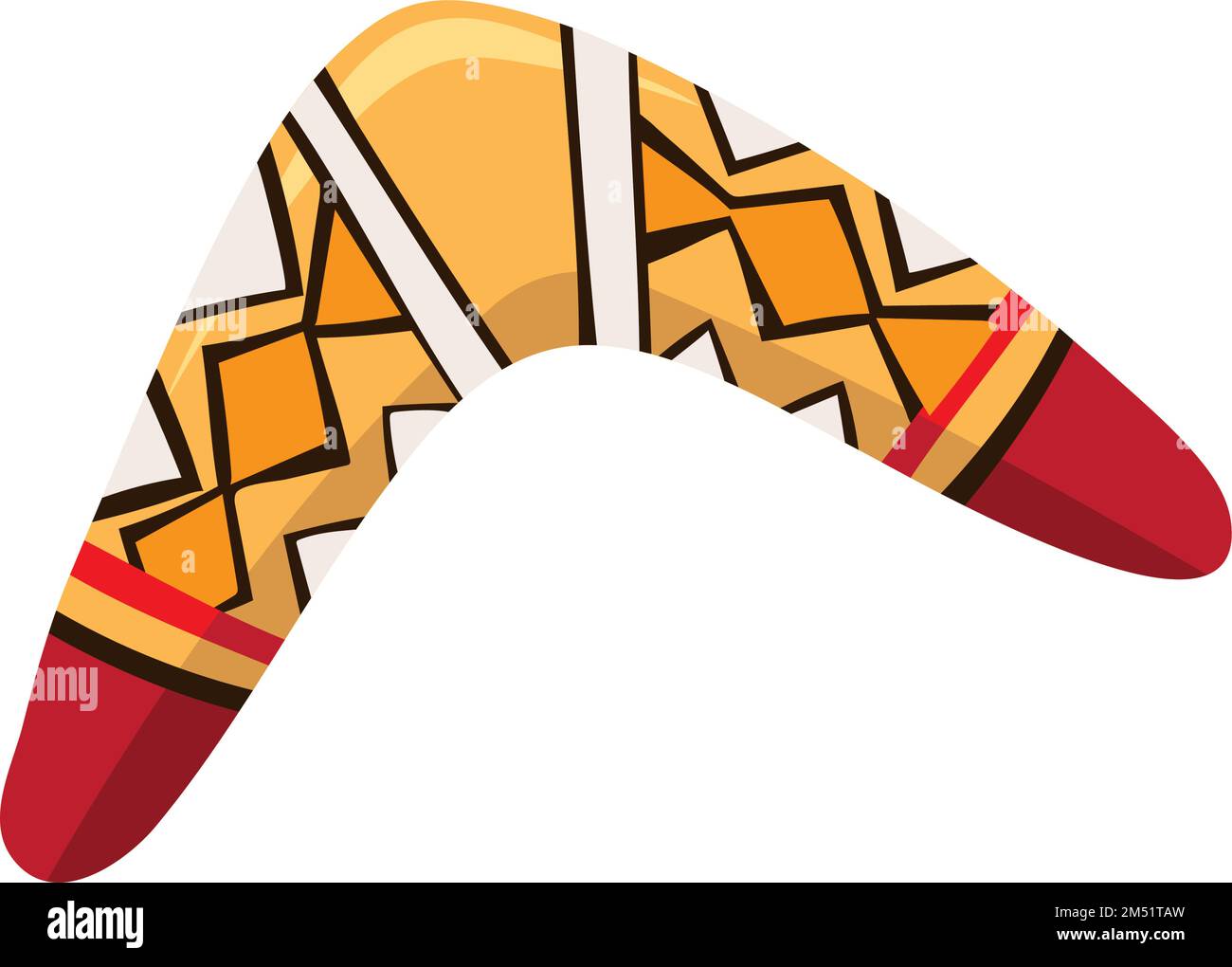 Australian boomerang icon flat hi-res stock photography and images - Alamy