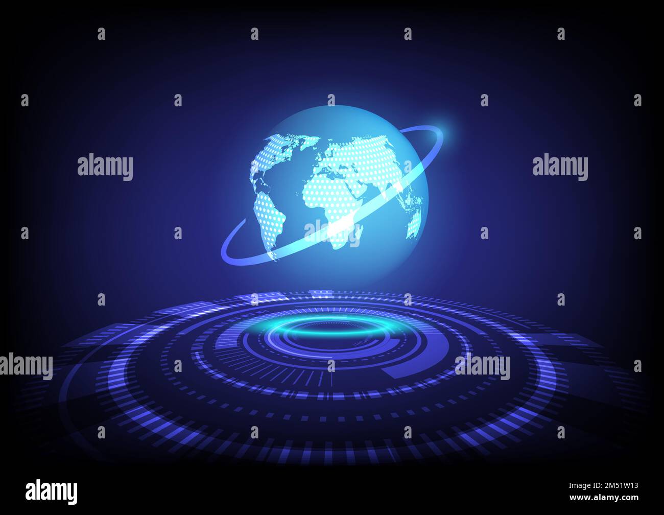 Global network communication technology background. Vector illustration ...
