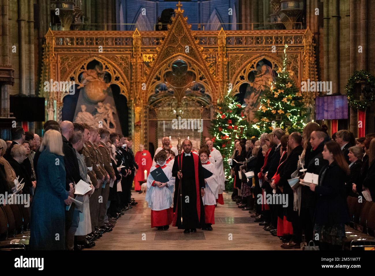 Choristers during the 'Together at Christmas' Carol Service at ...