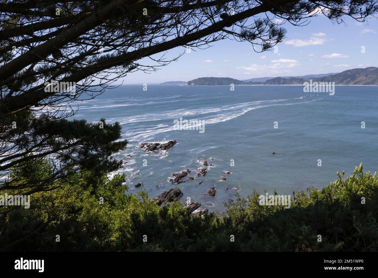 The Pacific coast at Isla Maiquillahue in Chile Stock Photo - Alamy