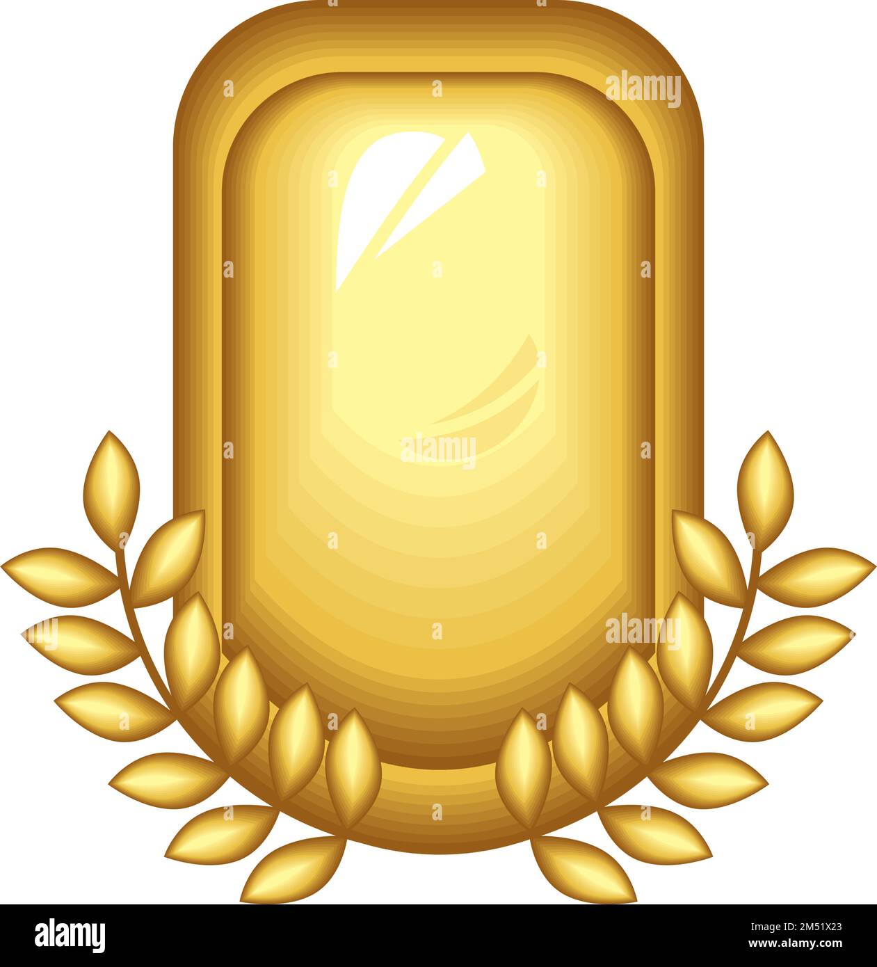 golden badge layout Stock Vector Image & Art - Alamy