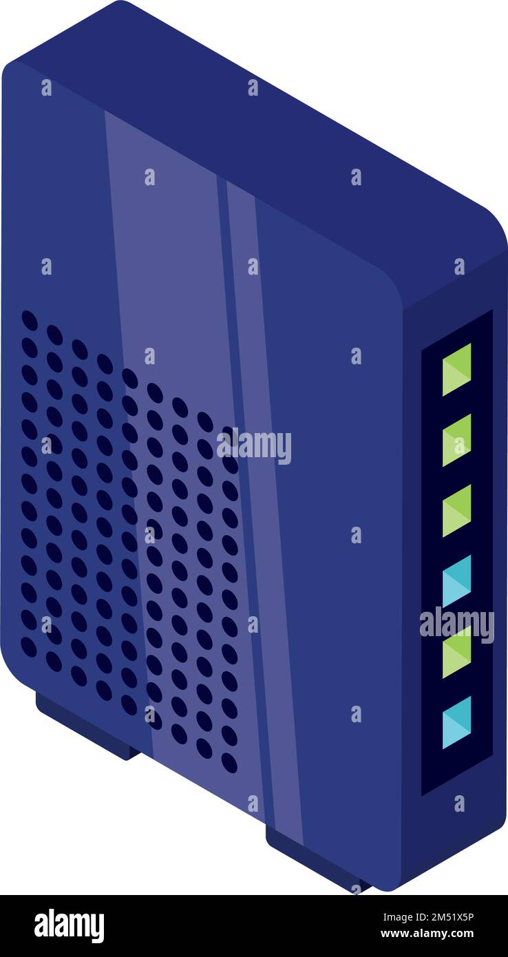 isometric router icon Stock Vector Image & Art - Alamy