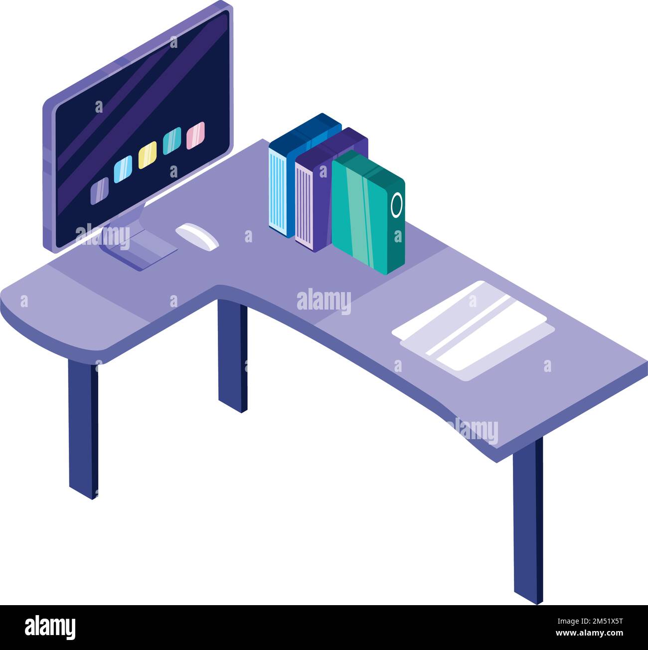 isometric desktop icon Stock Vector Image & Art - Alamy
