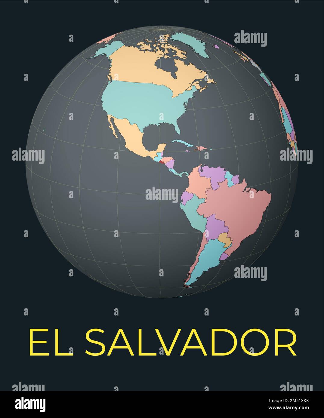 Travel in el salvador Stock Vector Images - Alamy