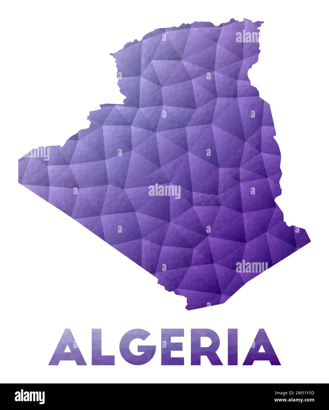 Map of Algeria. Low poly illustration of the country. Purple geometric ... Map of Algeria. Low poly illustration of the country. Purple geometric ...