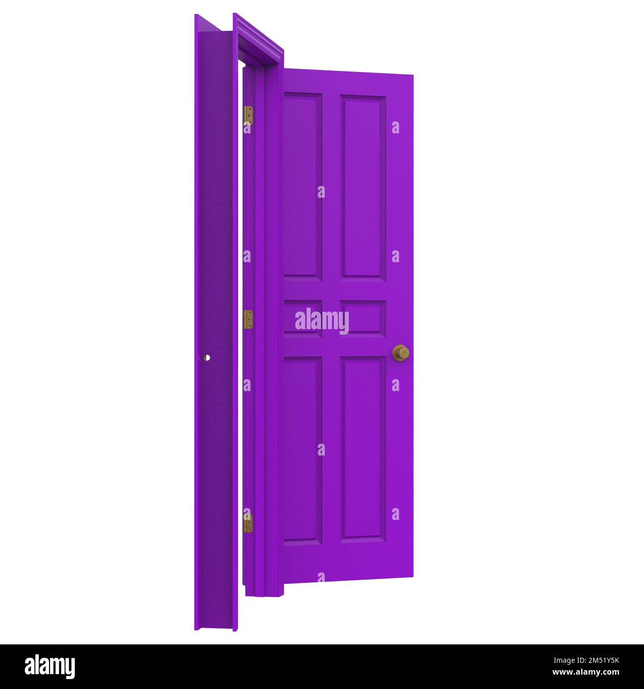 open isolated interior door closed 3d illustration rendering Stock ...