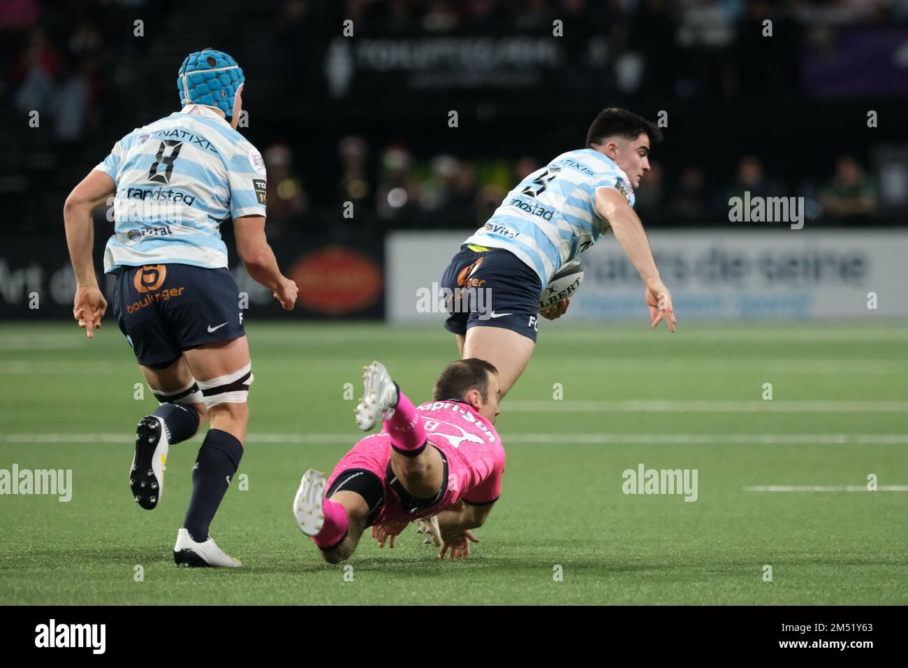 Nanterre, Hauts de Seine, France. 24th Dec, 2022. MAX SPRING Racing 92 ...