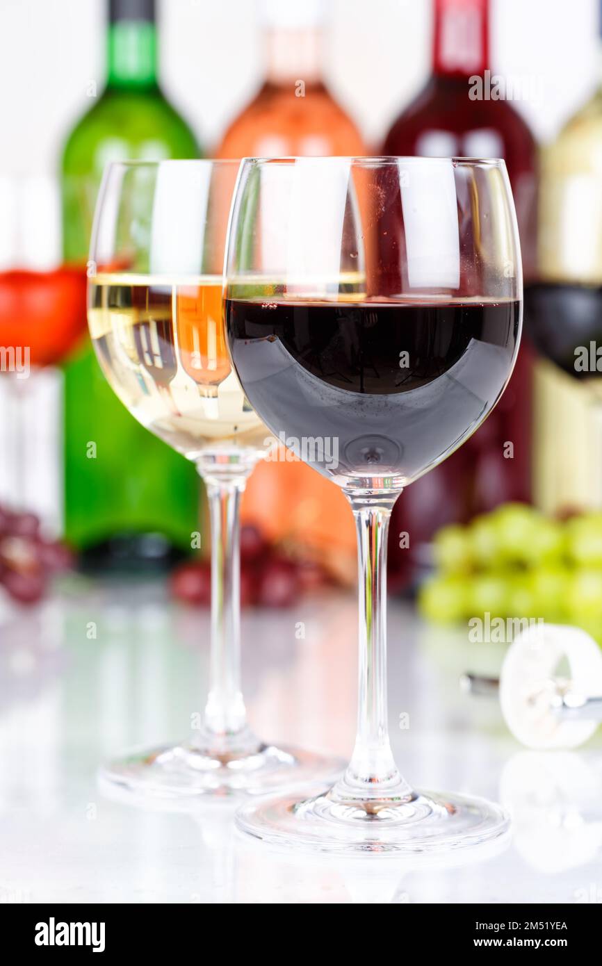 Red wine in a glass portrait format grapes alcoholic beverage Stock ...