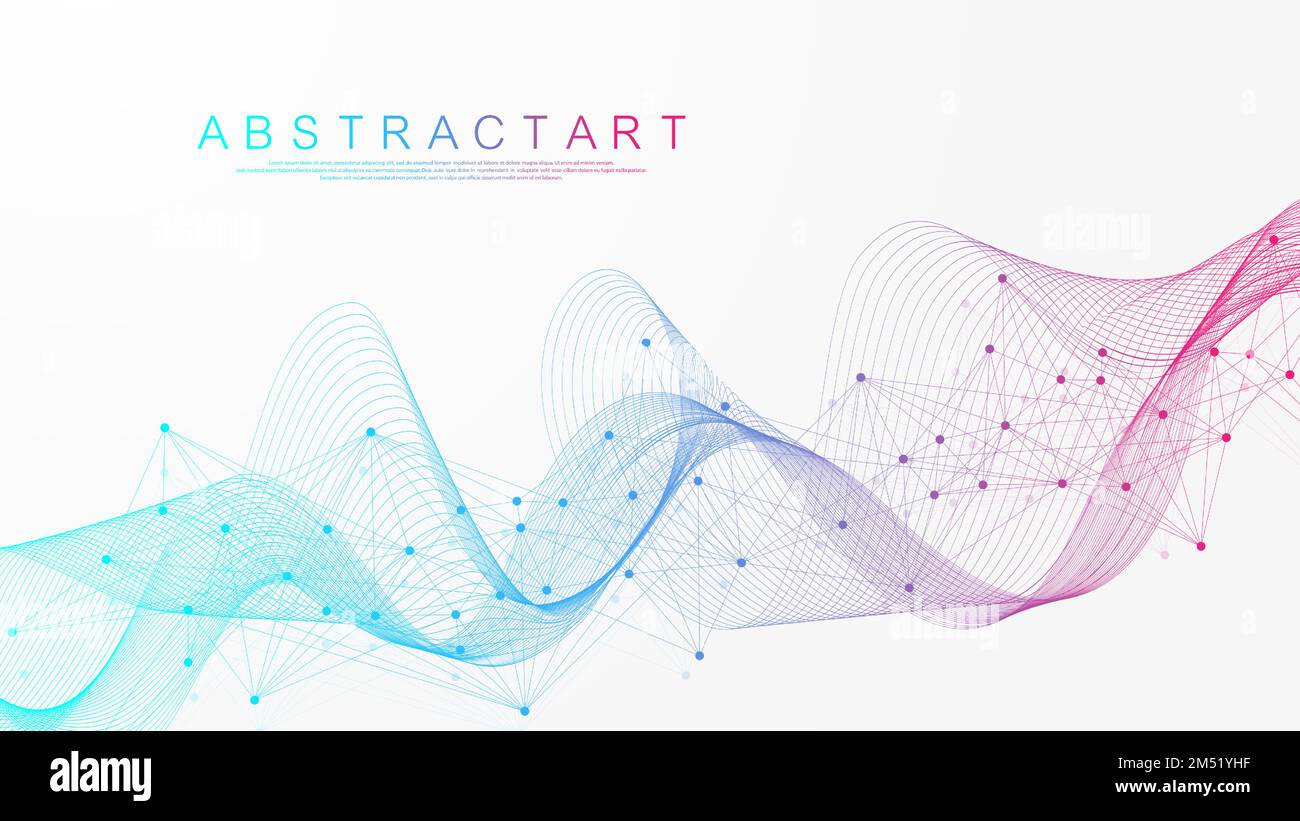 Global Network Connection Concept Big Data Visualization Social Network Communication In The