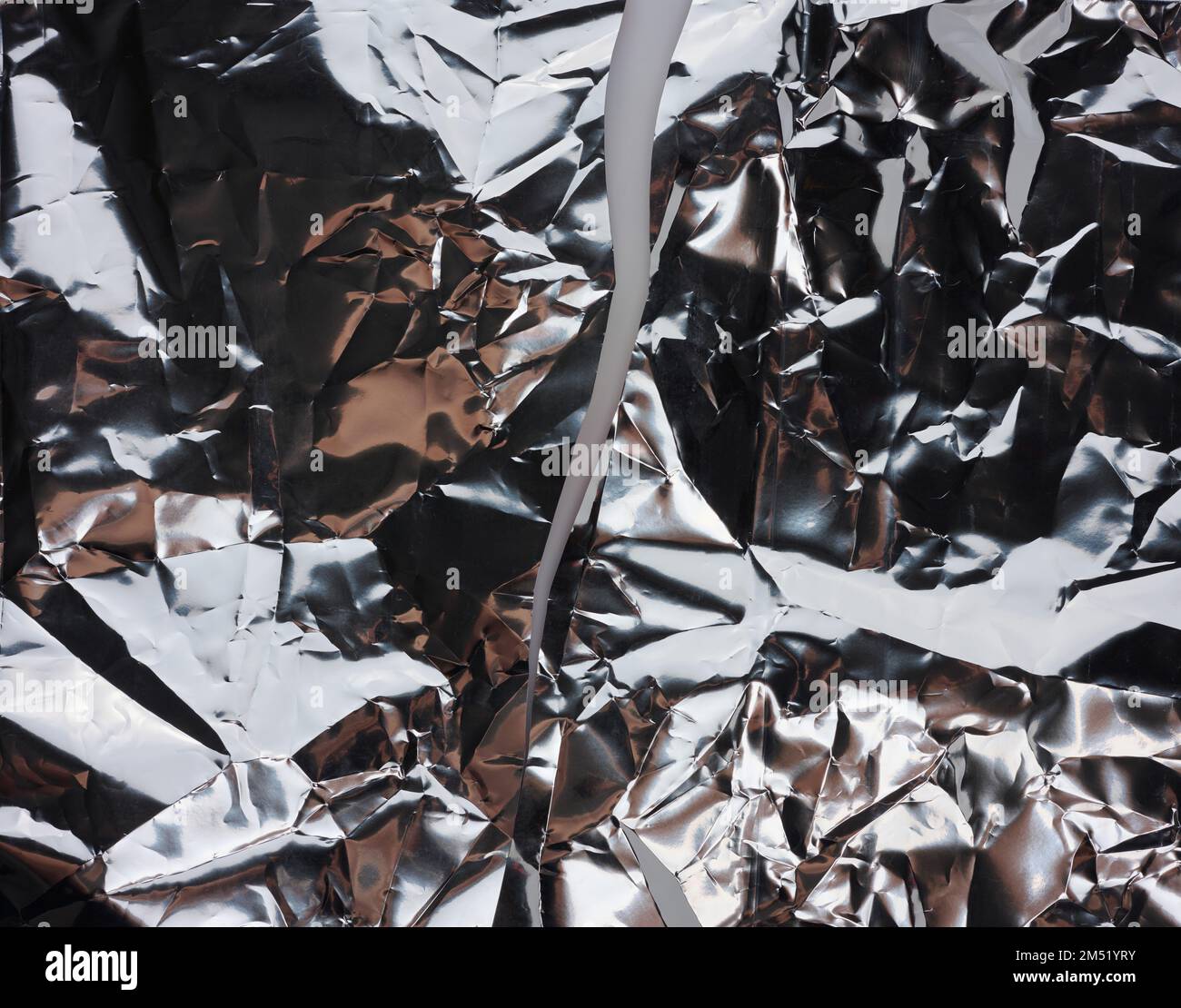 Crumpled gray foil sheet for food packaging, full frame Stock Photo - Alamy