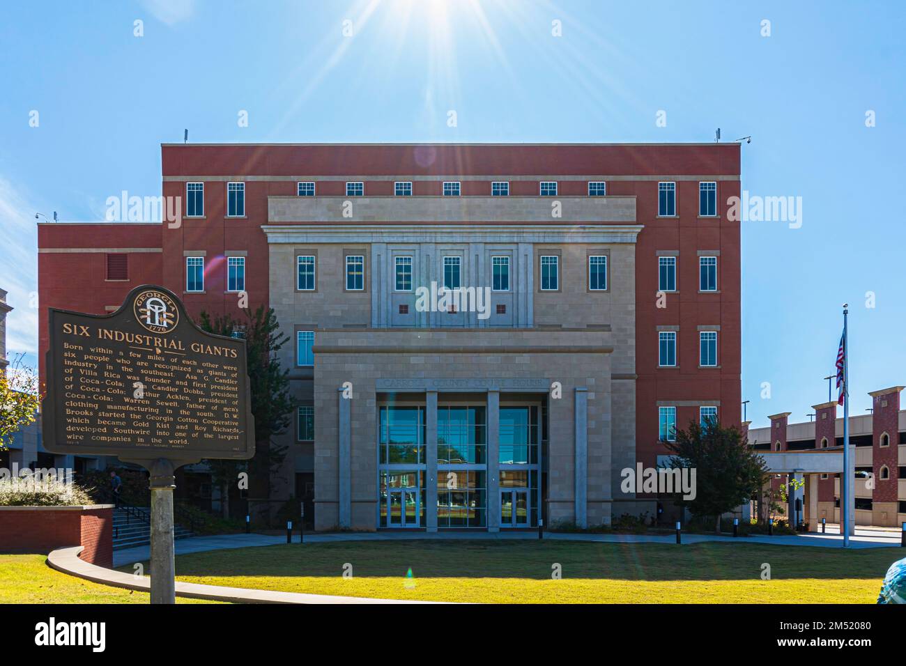 Carrollton, Georgia, USA-Oct. 20, 2022: New Carroll County courthouse ...