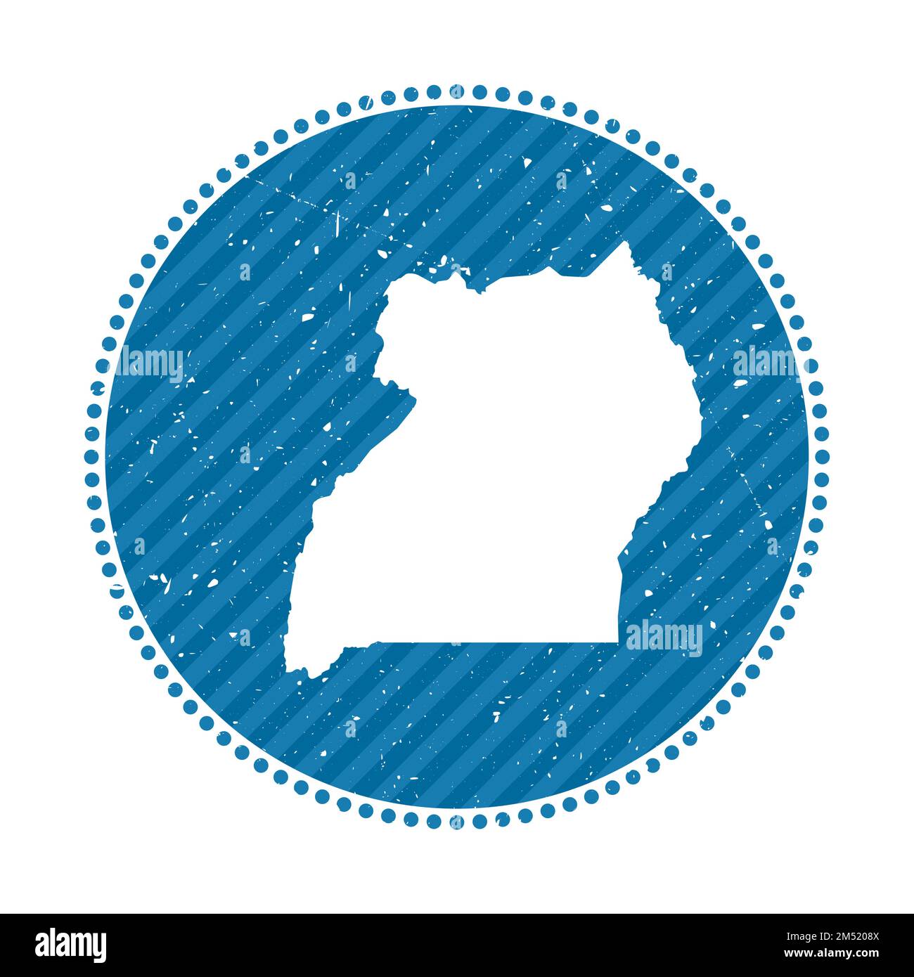 Uganda vector map hi-res stock photography and images - Alamy