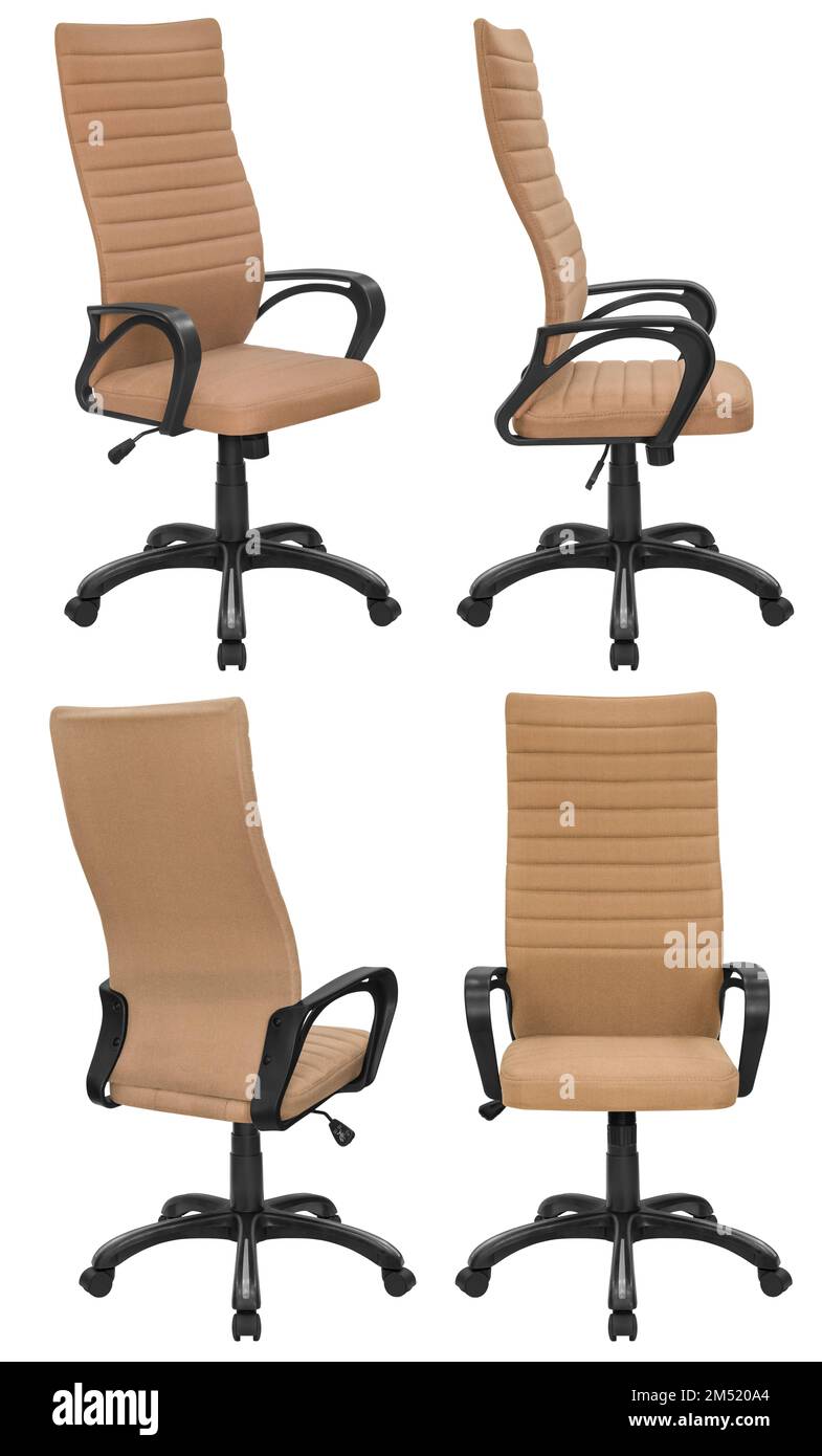 Office computer chair. Isolated from the background. View from ...