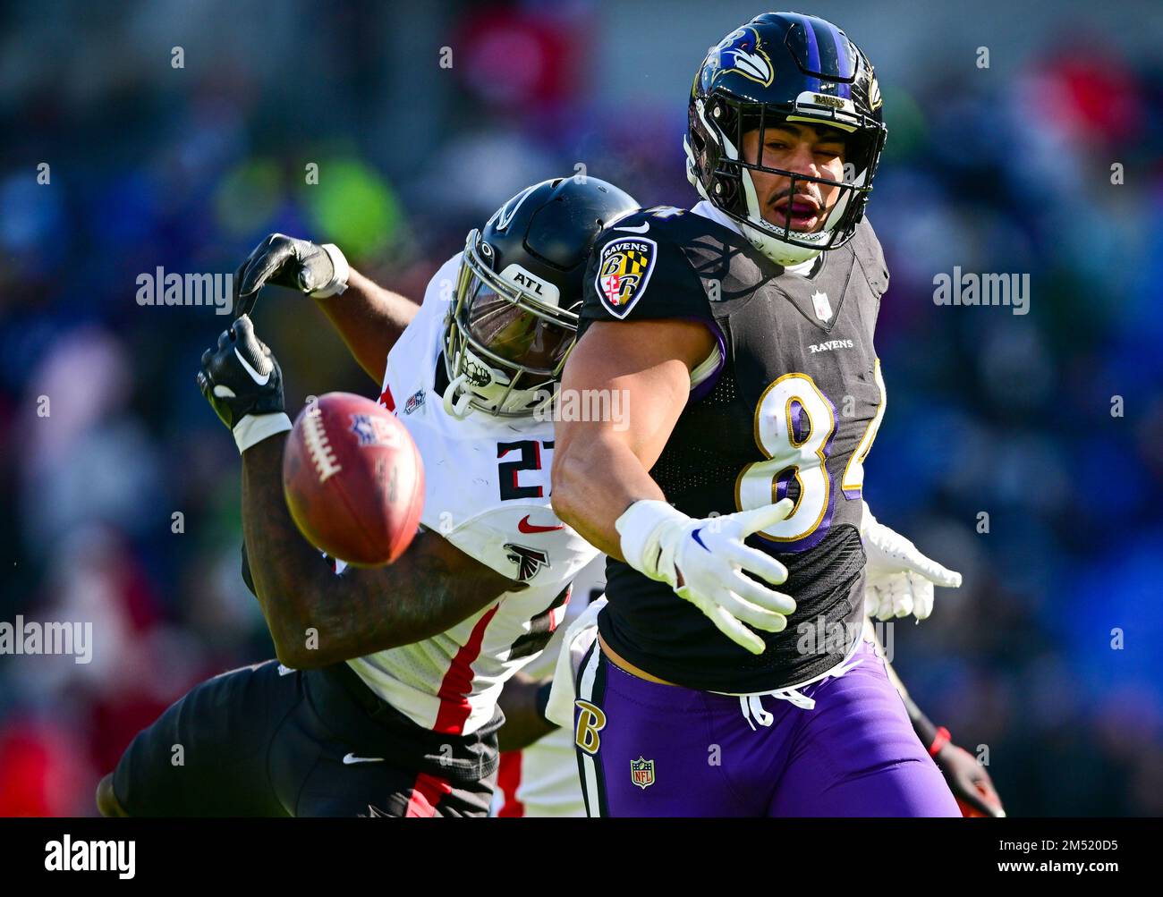 Baltimore, United States. 24th Dec, 2022. Atlanta Falcons safety Richie ...