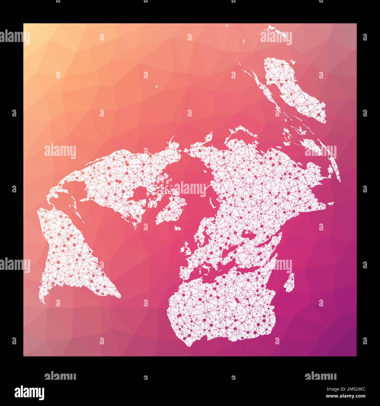 Square equal area projection hi-res stock photography and images - Alamy