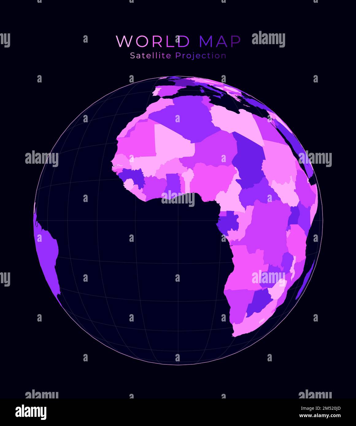 Global perspective map hi-res stock photography and images - Alamy