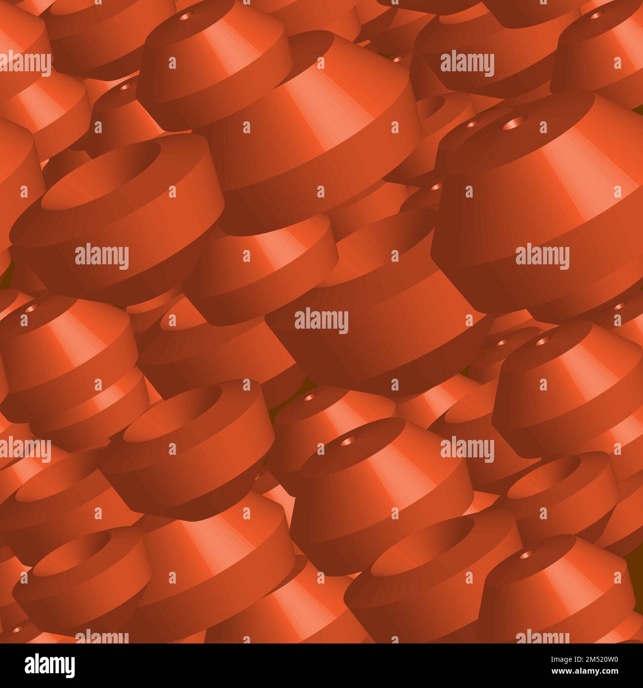 Abstract Brick Color Volume Shapes 3D Seamless Illustration Stock ...