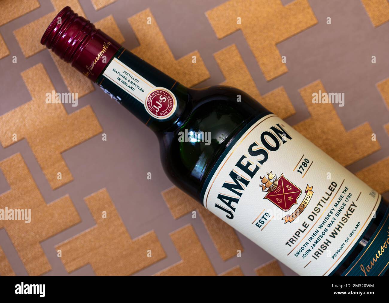 Dublin, Ireland - December 24, 2022: Jameson Irish Whiskey. New Jameson ...