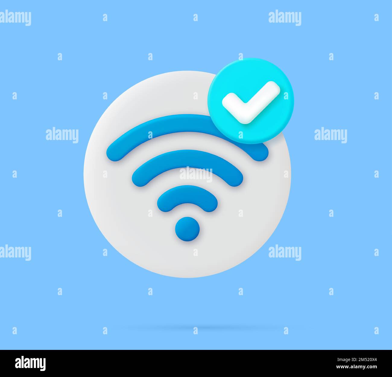 3d wireless connection Stock Vector Image & Art - Alamy