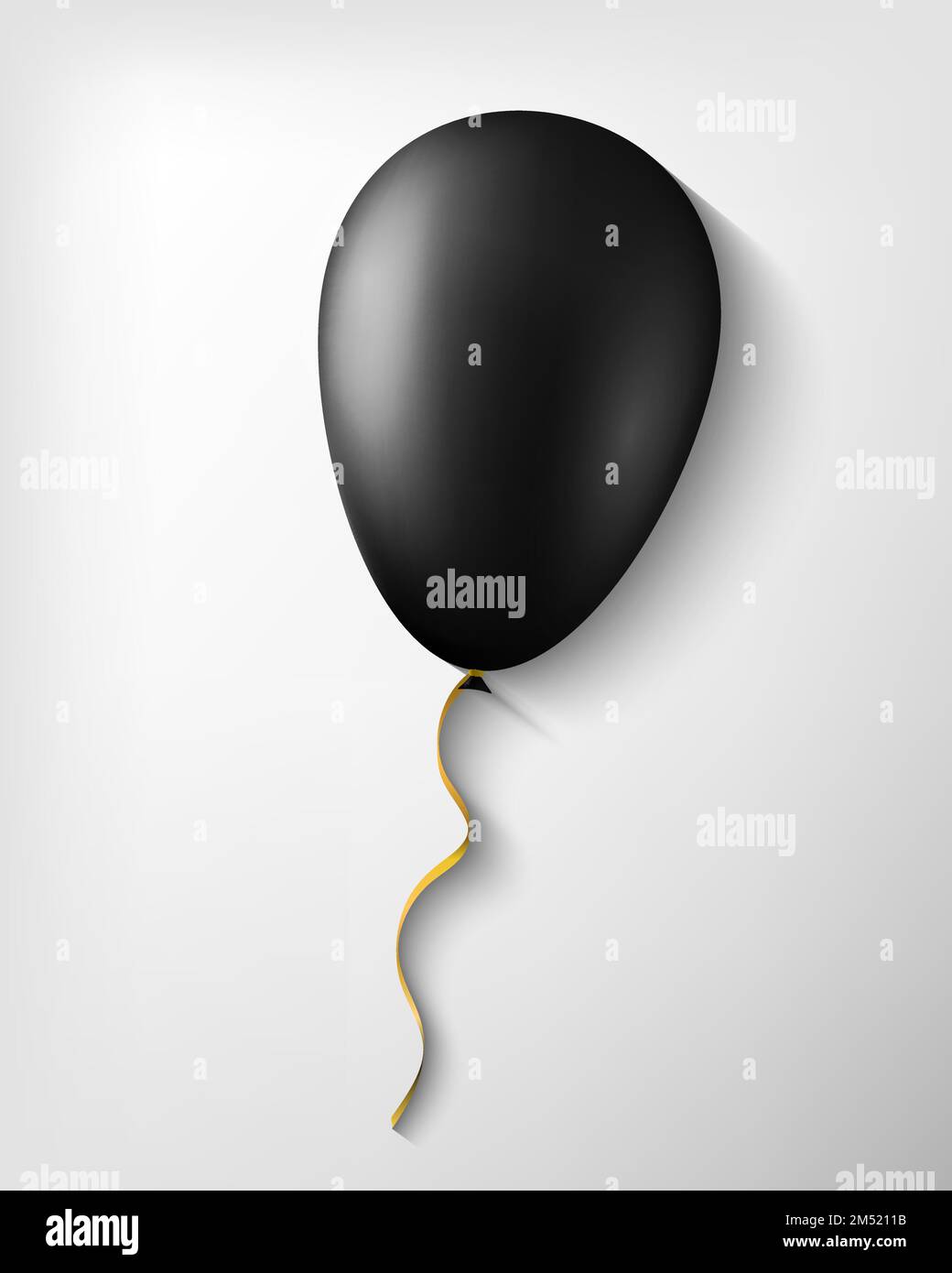 Balloon vector isolated in a realistic style on a white background ...