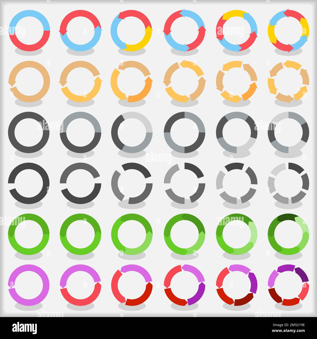 Business infographics set different diagram hi-res stock photography ...