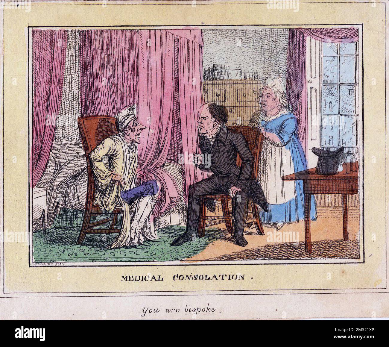 19th century patient doctor hi-res stock photography and images - Alamy