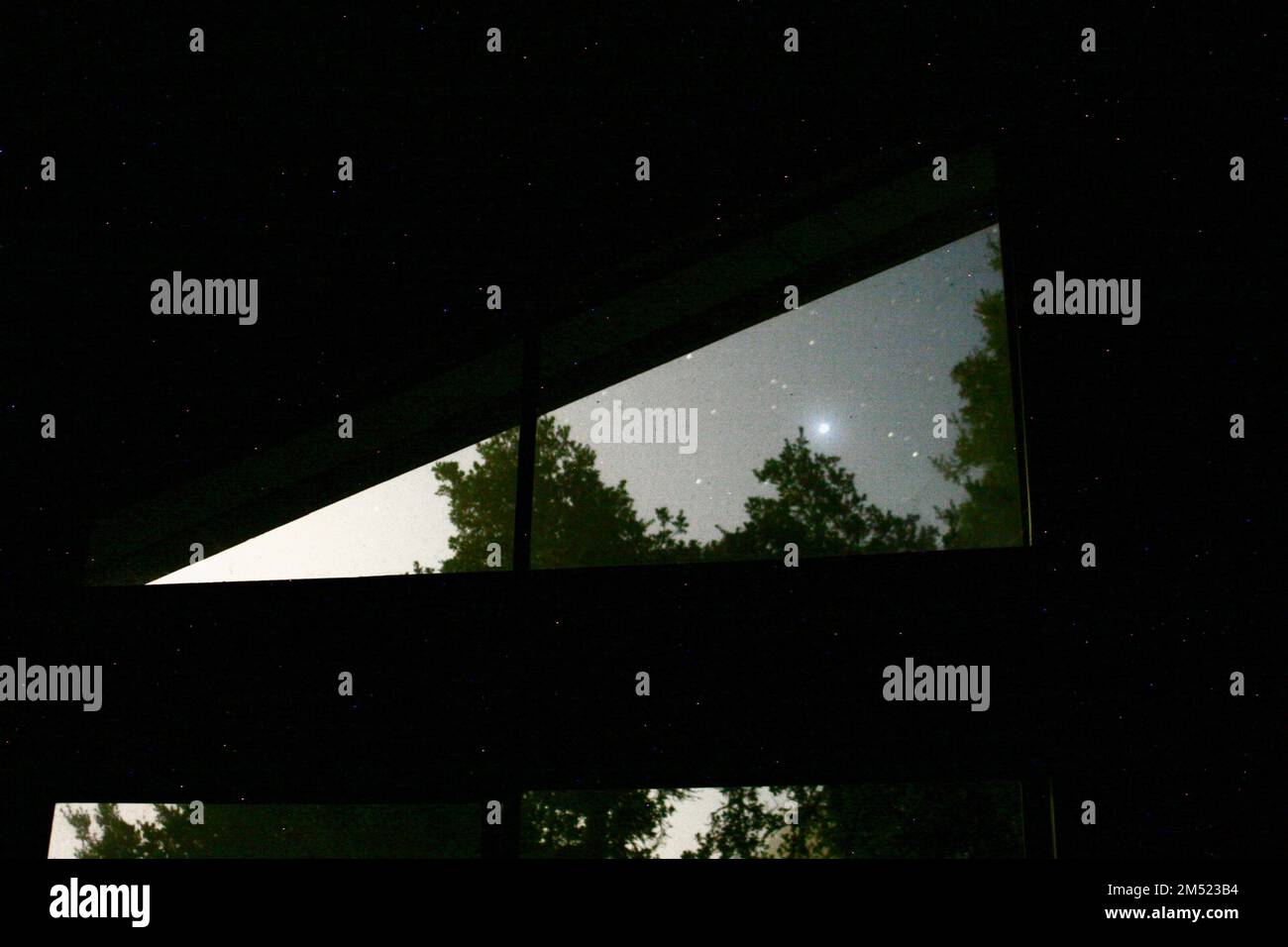 Stars Through Window Stock Photo - Alamy