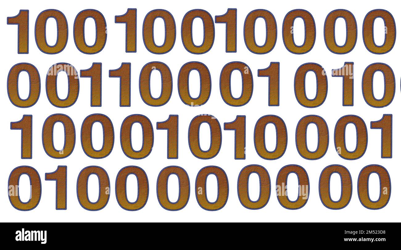binary code from numbers of 100 dollar banknote for design purpose ...