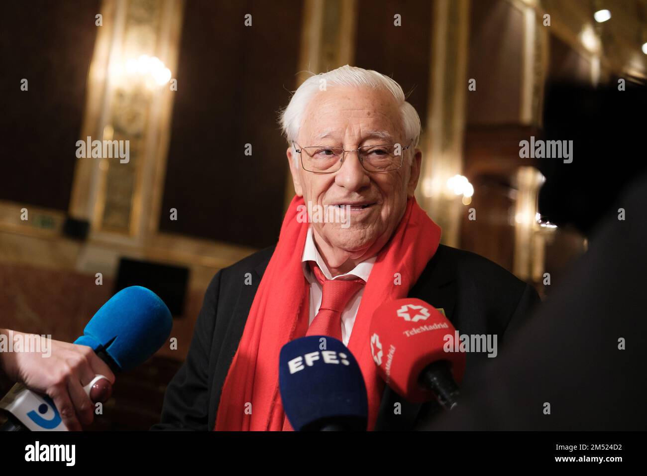Madrid, Spain. 24th Dec, 2022. Angel García, better known as Father ...