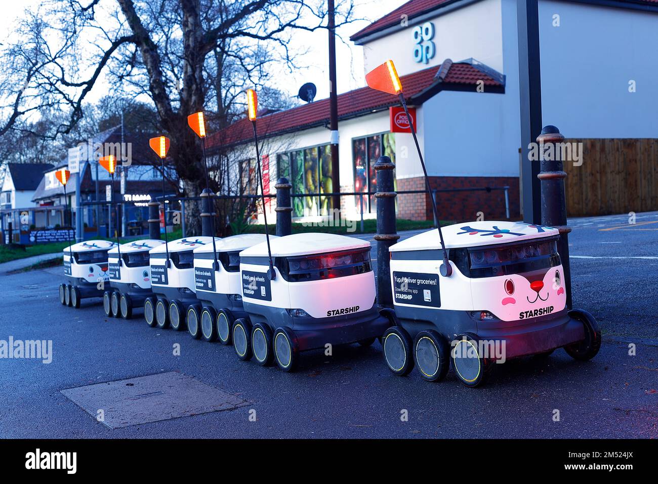 Starship delivery robots leeds hi-res stock photography and images - Alamy