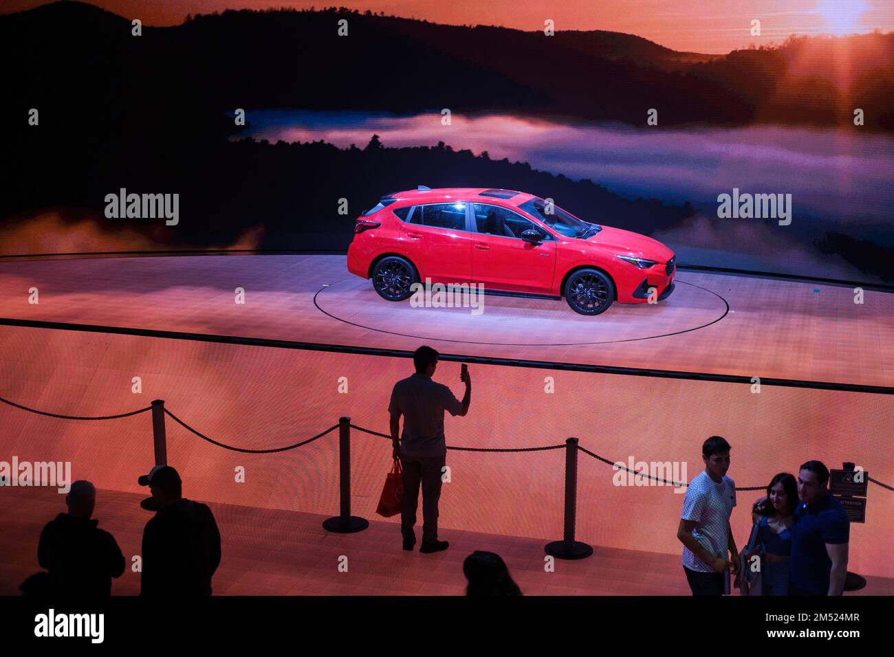 Subaru display at 2022 Los Angeles Auto Show, Los Angeles Convention ...