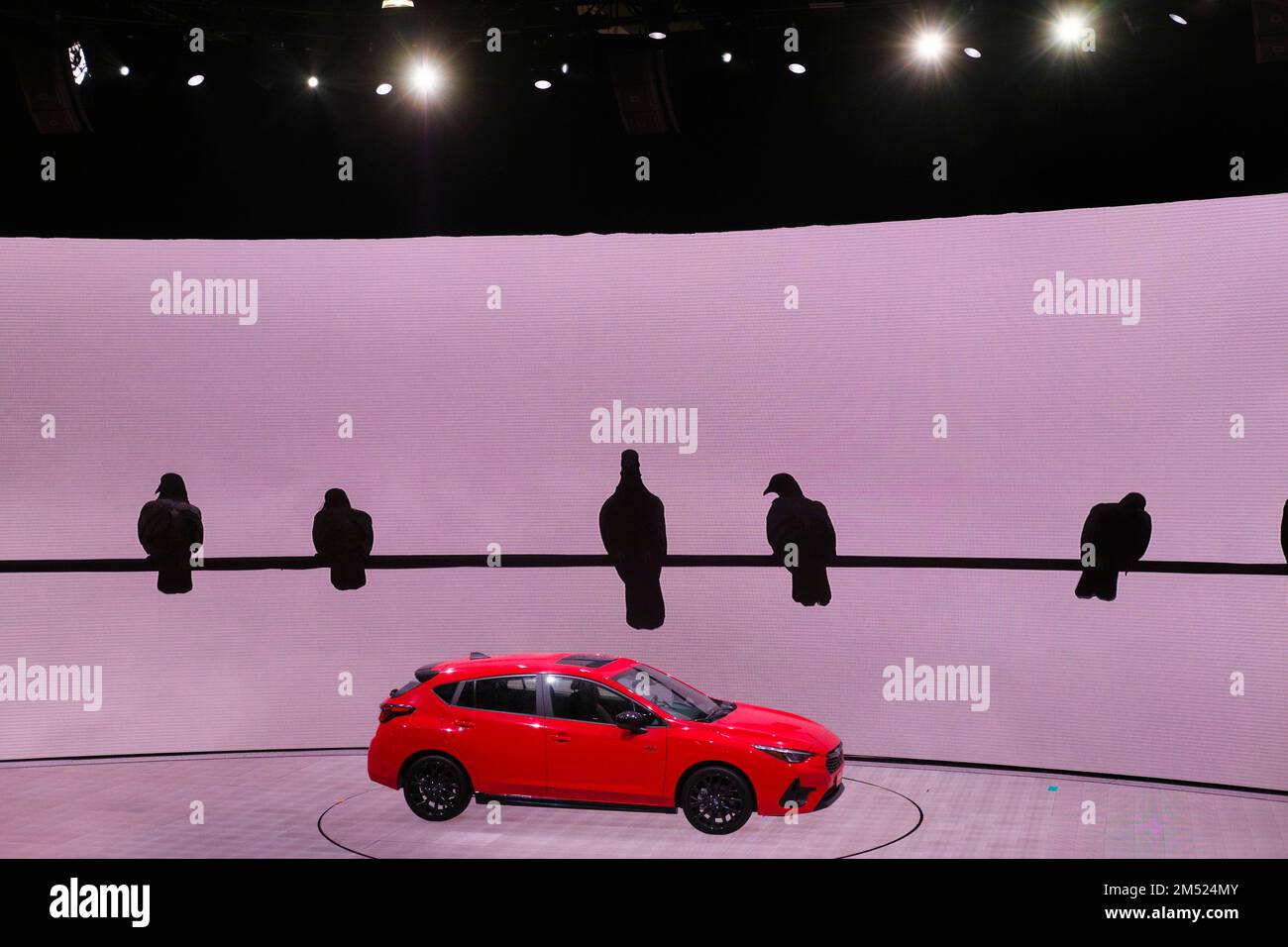 Subaru display at 2022 Los Angeles Auto Show, Los Angeles Convention ...