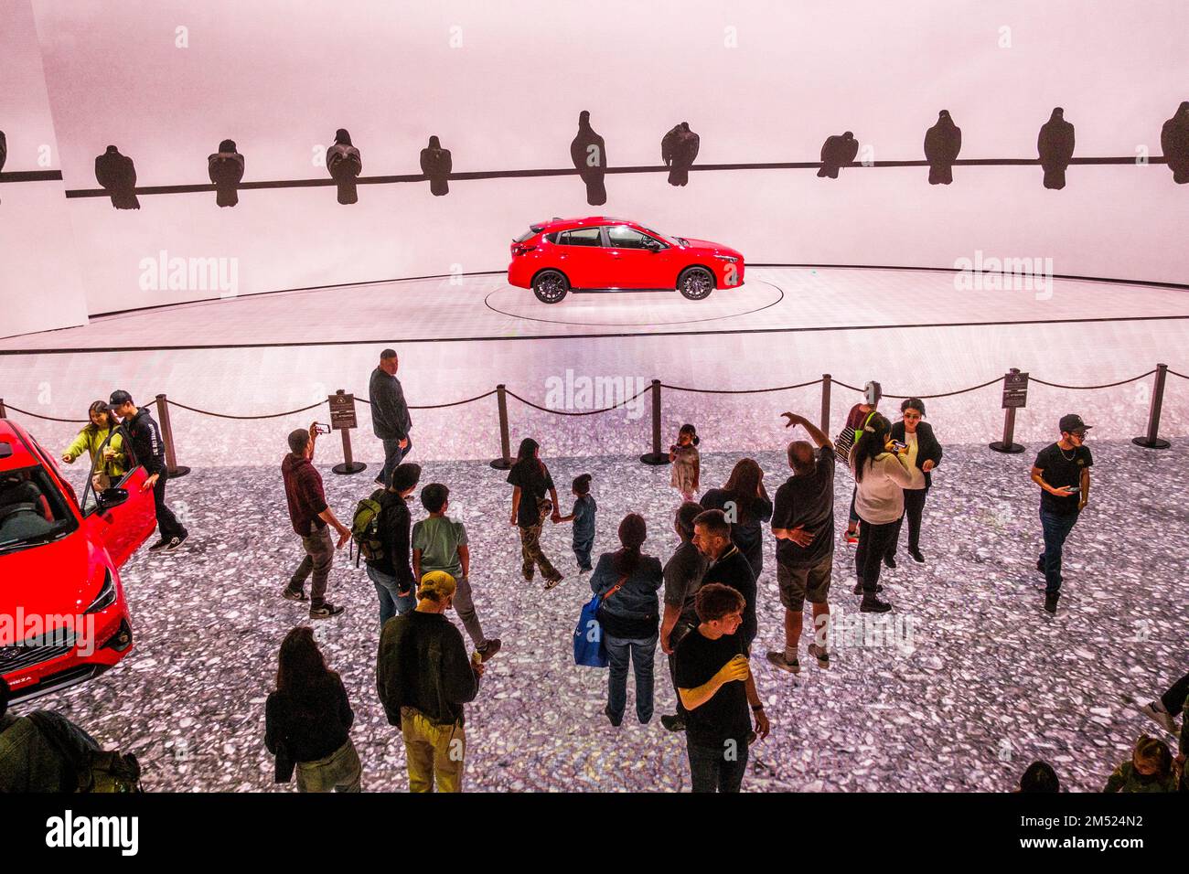 Subaru display at 2022 Los Angeles Auto Show, Los Angeles Convention ...